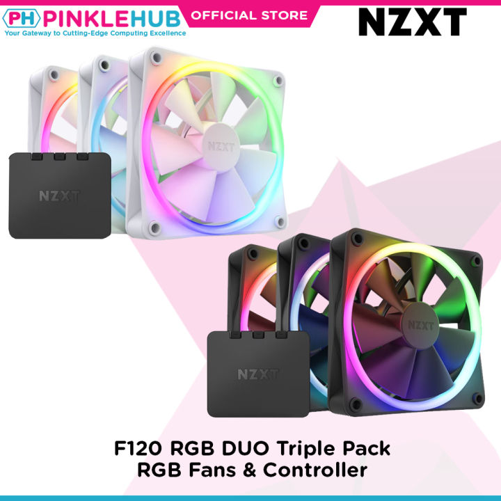 PinkleHub | NZXT F120 RGB DUO Triple Pack RGB Fans & Controller | Lazada PH PinkleHub | NZXT F120 RGB DUO Triple Pack RGB Fans & Controller | Lazada PH