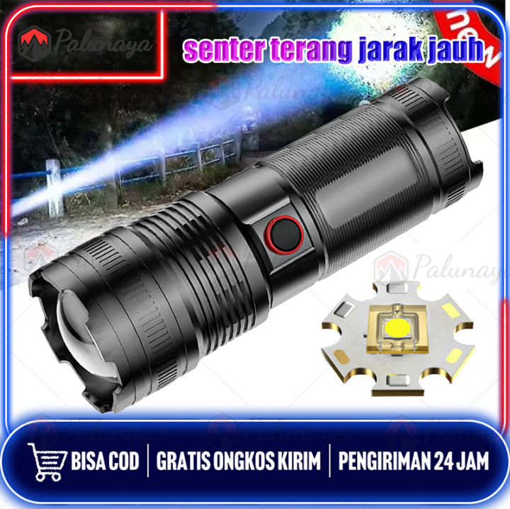 senter terang jarak jauh /Senter ZOOM LED Super Terang Best Quality ...