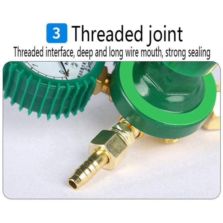 2X Oxygen Gas Bottle Regulators O2 Reducing Pressure Inhaler Acetylene ...