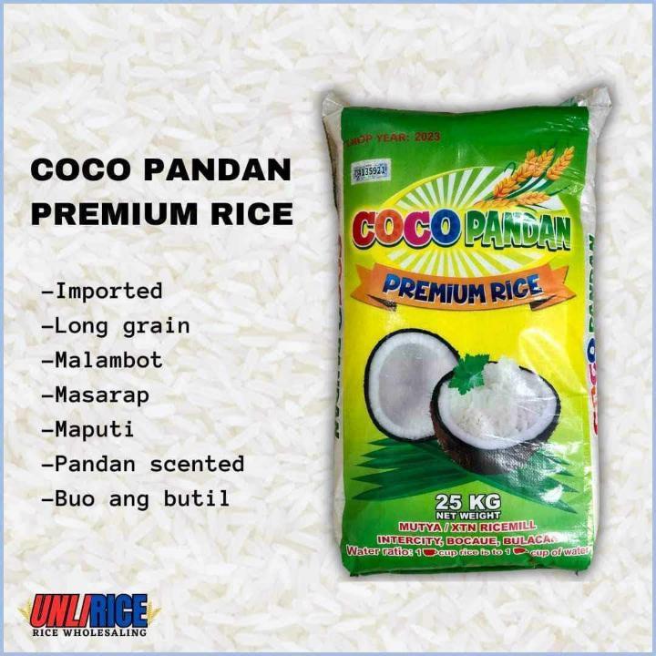 5 kg Coco Pandan Rice (REPACKED WHITE SACKS) Best Seller Legit Imported ...