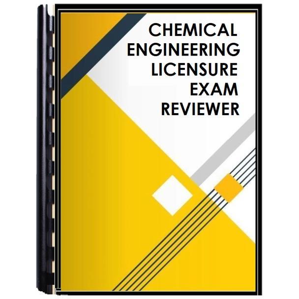 QUESTION BANK REVIEWER FOR CHEMICAL ENGINEERING LICENSURE EXAMINATION | Lazada PH