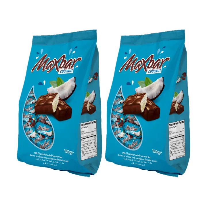 Maxbar Coconut Chocolate Bar (142g) - (Pack of 2) | Lazada
