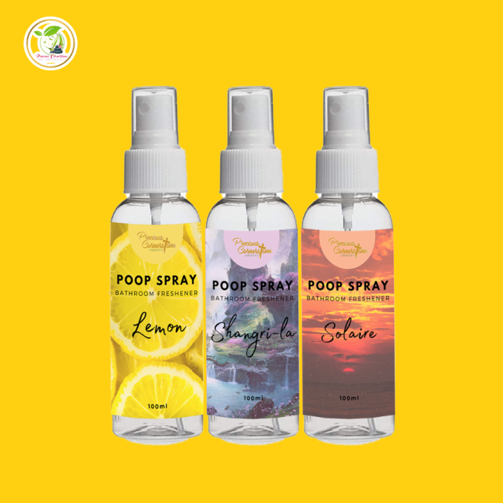 Bathroom Freshener Poop Spray 100ml Odor Bad Smell Eliminator Nature's ...