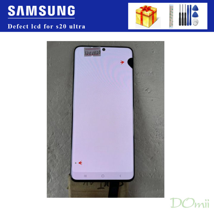 with black dots origibnal lcd for Samsung Galaxy S20 Ultra LCD G988 ...