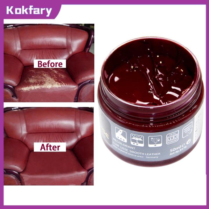 Kokfary Leather Color Restorer Dye Leather Recoloring Balm for Car ...