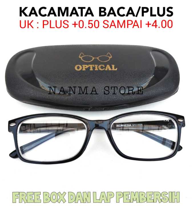 TERLARIS/KACAMATA PLUS MODEL KOTAK/KACAMATA BACA PRIA DAN WANITA ...