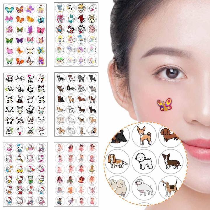 24pcs Color Animal Acne Patch With Tea Tree Oil Hydrocolloid Facial ...
