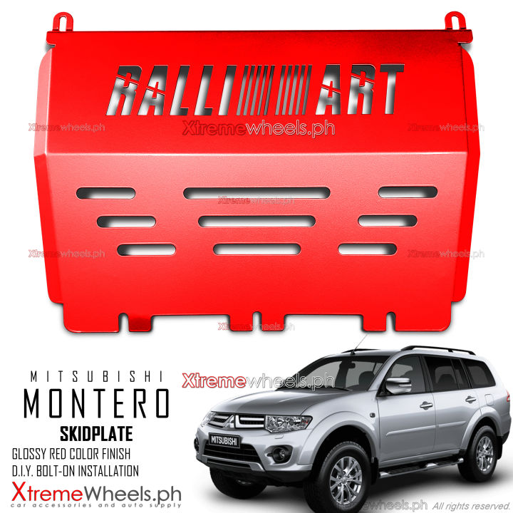 Montero Sport 2008-2015 / Strada 2007-2014 Red Ralliart powder coated ...