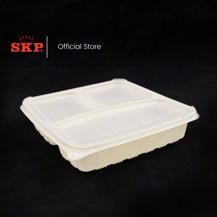 SKP Ecovue Biodegradable 3-Compartment Rectangular Food Storage ...