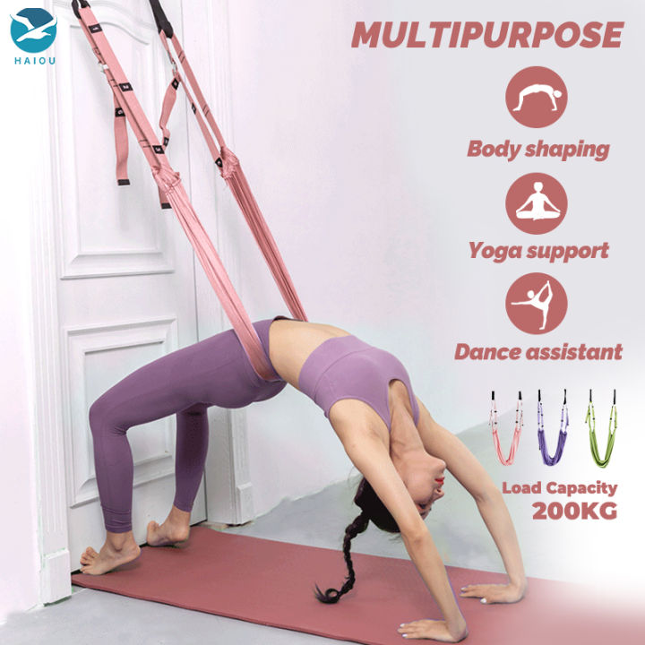 Adjustable Aerial Yoga Rope Stretching Leg Stretcher Strap for Dance ...