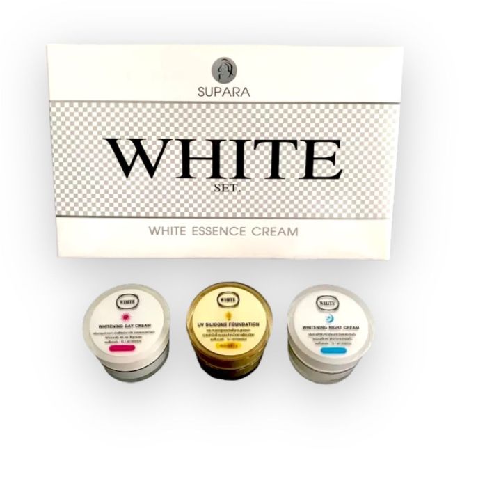 White Essence Cream ไวท์เอสเซนส์ครีม ครีมบำรุงผิวหน้าสูตรเข้มข้น(จำนวน ...