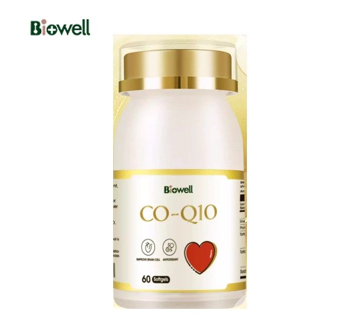 Biowell reduced Coenzyme Q10 panthenol protects the heart and myocardium with soft capsules for ...