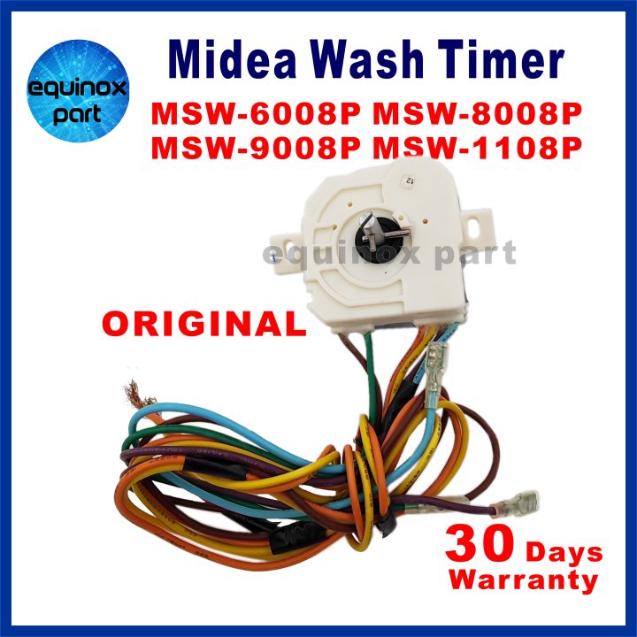 Midea MSW-6008P MSW-8008P MSW-9008P MSW-1108P 6 Wire Washing Machine ...