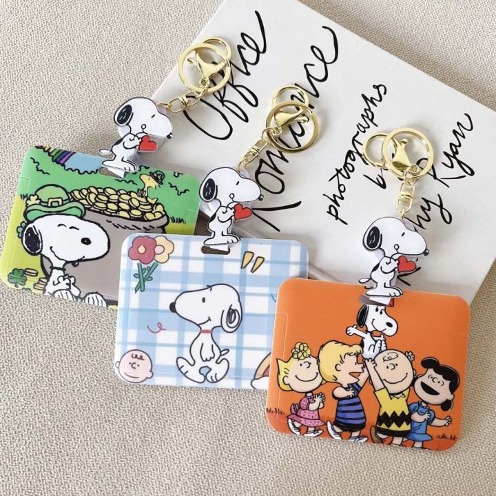 THOMA pelajar kad kredit kad bunga Bus Card Cover kad Bank Snoopy kad ...