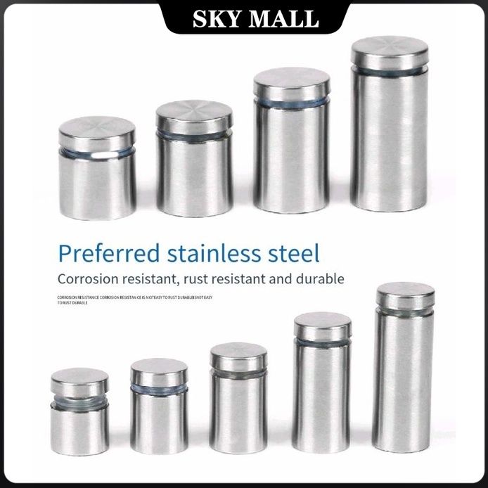 10Pcs Acrylic Stand Off Bolts Advertising Nail Bolt Glass Bolt Sign ...