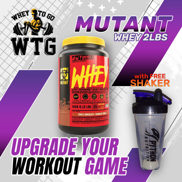 Mutant Whey Protein Powder 2lbs with shaker | Lazada PH