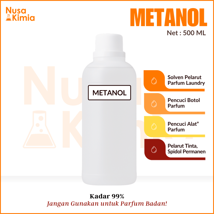 Metanol 500 ML - Pelarut Parfum Laundry - Pencuci Botol & Peralatan ...