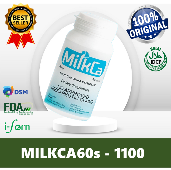 MILKCA (60 CAPSULES) - Calcium Complex Legit Original 100% Authentic ...