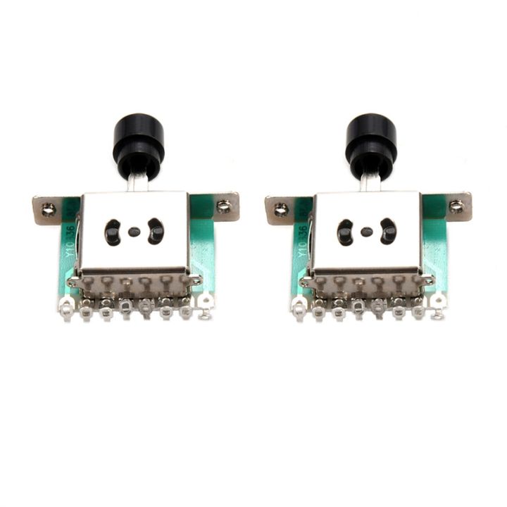 2X 3 Way Selector Switches,Guitar Pickup Toggle Lever Switches for Tele ...