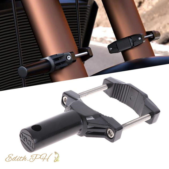Universal Motorcycle Extension Bar Bracket Installed on Fork Bumper ...