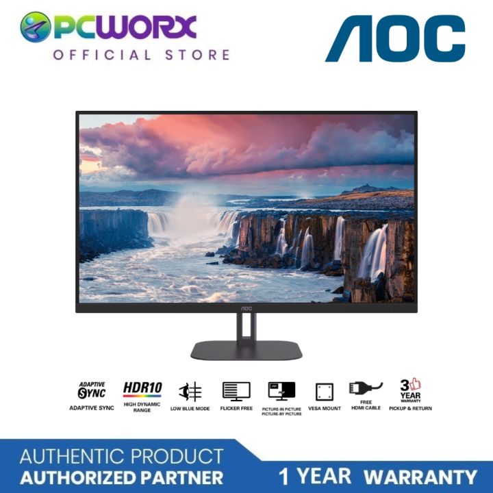 AOC U32V5N 32" 4K VA 60Hz 4ms HDMI/DP Monitor | 4K Monitor | AOC ...