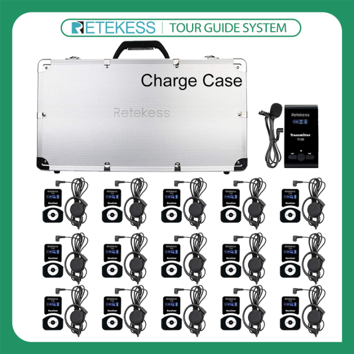 Retekess T130 99ช่องไร้สายระบบไกด์นำเที่ยว,ใช้สำหรับฮัจญ์และ Umrah ...