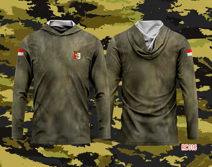 BAJU CAMO HUNTING FULLPRINT COSTUM NAMA DAN LOGO / HOODIE CAMO / BAJU ...