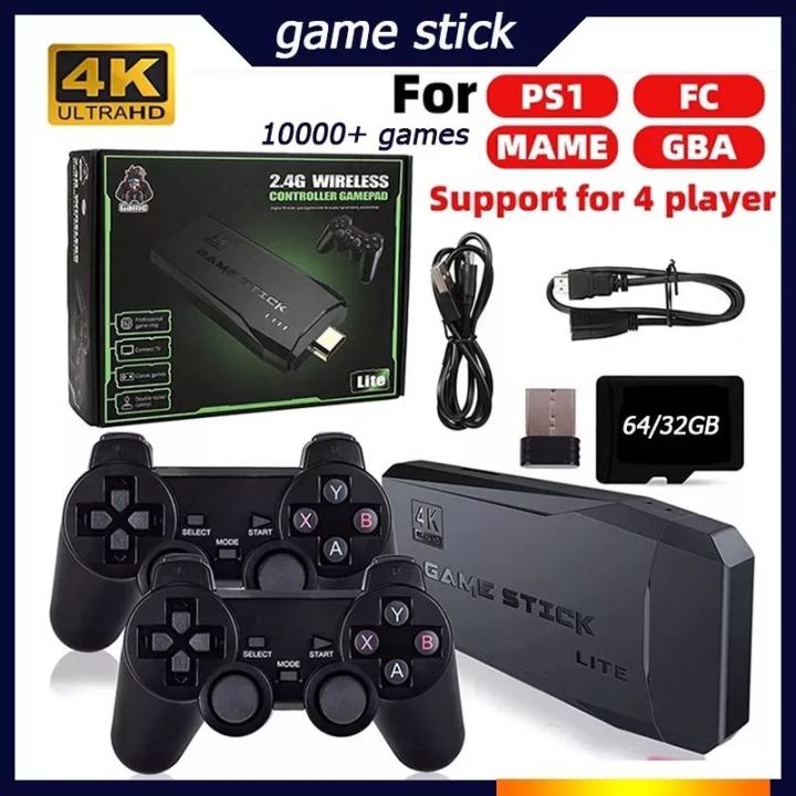 เกมคอนโซล HDMI 10000+ Video Games Controller Gamepad สําหรับเด็ก ...