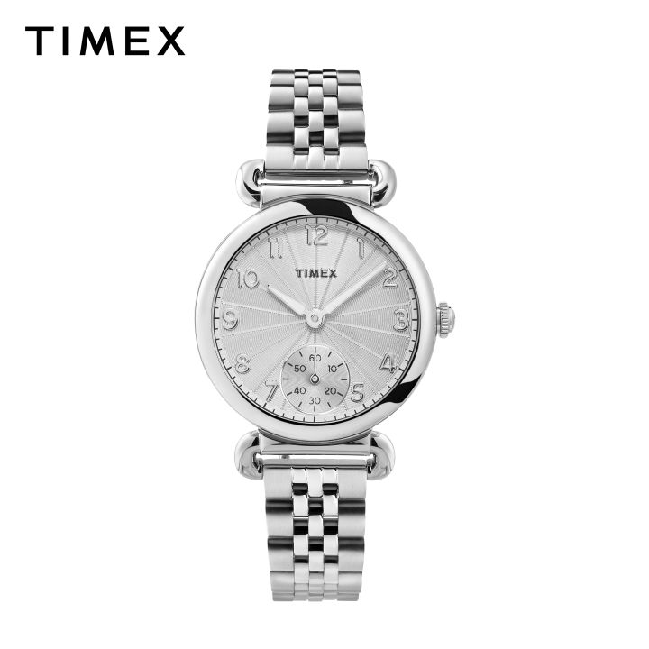 Timex Model 23 Silver Stainless Steel Analog Quartz Watch For Women ...