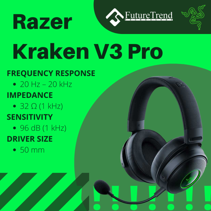 Razer Kraken V3 Pro Wireless Gaming Headset | Lazada