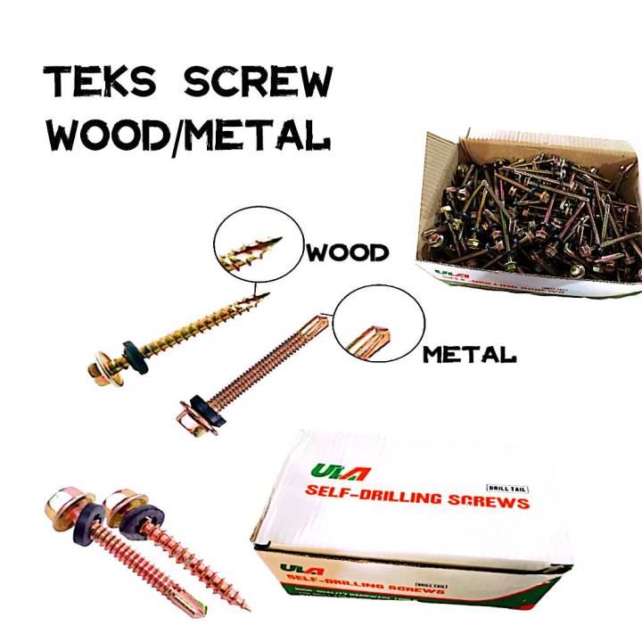 TEX SCREW for METAL & WOOD sold per box | Lazada PH