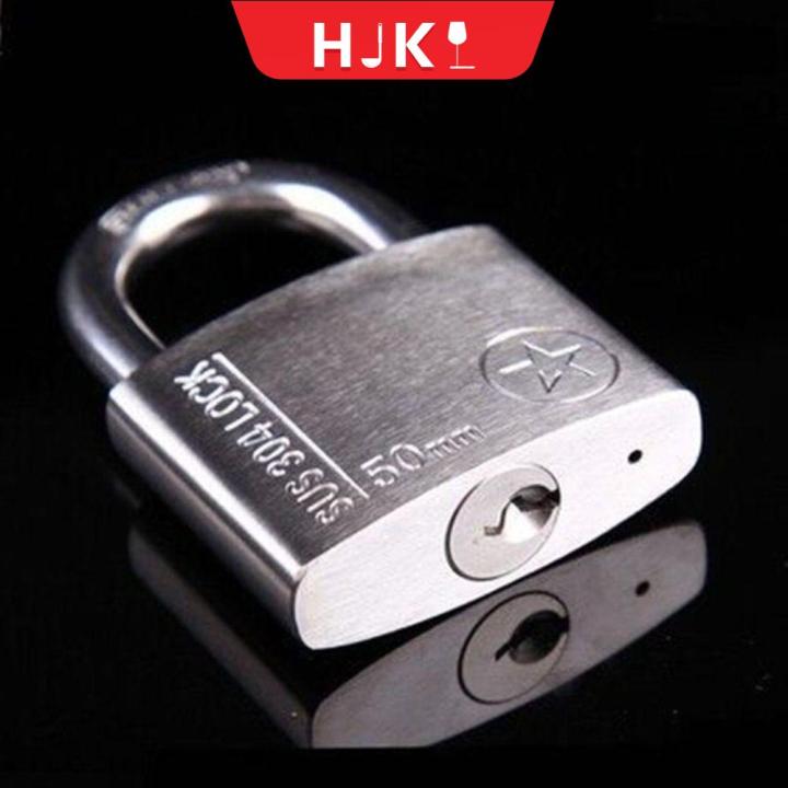 HJKL Heavy Duty 304 Stainless Steel Padlock Padlocks Weatherproof Gate ...