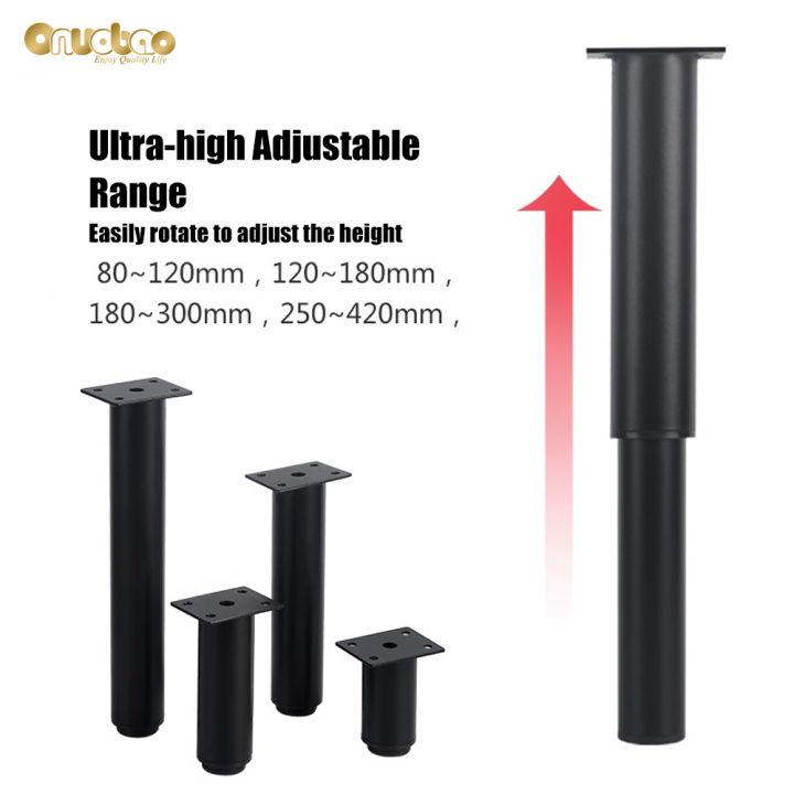 High Steel Support Sofa Legs Adjust Furniture Legs Sofa Bed Table TV ...