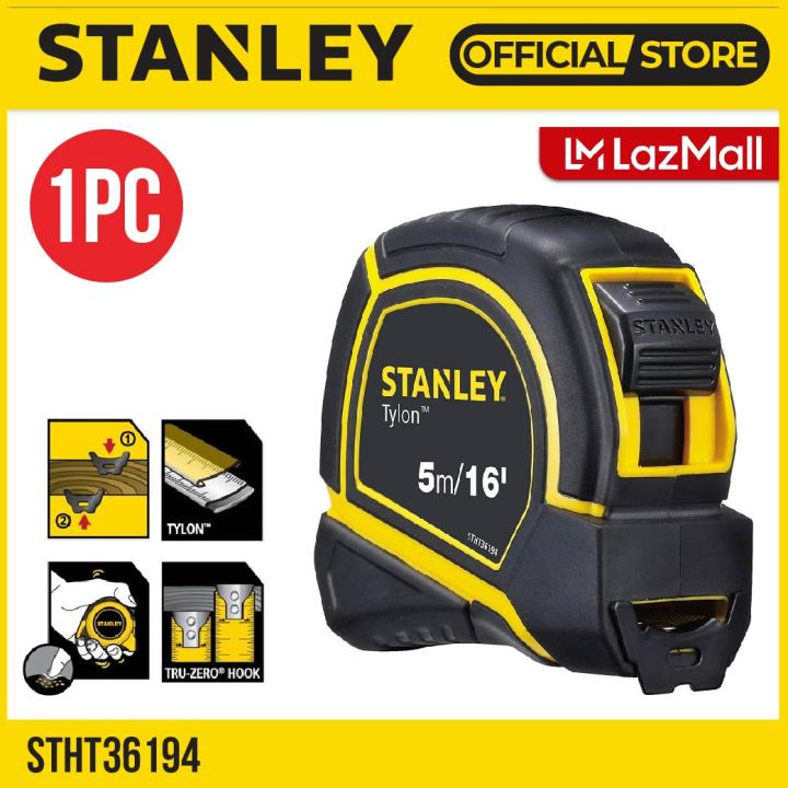 STANLEY Tylon Measuring Tape Rule (5m/16ft/19mm) STHT36194 - Old Code ...