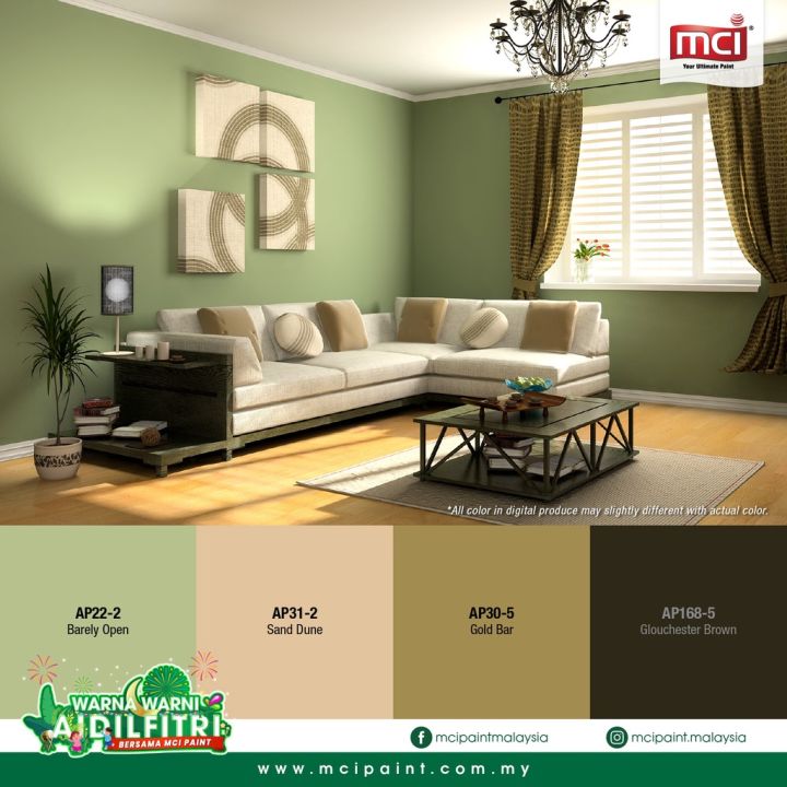 MCI Paint [1kg] AP22-2| AP31-2| AP30-5| AP168-5 (Matt, Sheen) Interior ...