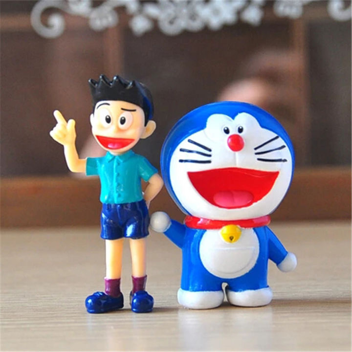 DORAEMON NOBITA NOBI Allgoods ฟิกเกอร์โดราเอมอน 5 ชิ้น ชุด | Lazada.co.th