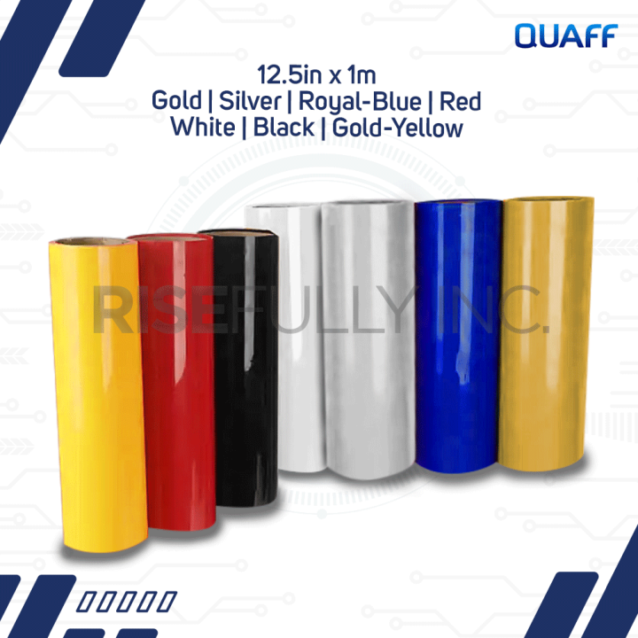 Risefully QUAFF Korea Rubberized Heat Transfer Vinyl - CDP Vinyl(12.5 ...