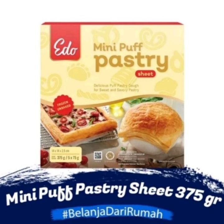 EDO Mini Puff Pastry Sheet Isi 5 | Lazada Indonesia