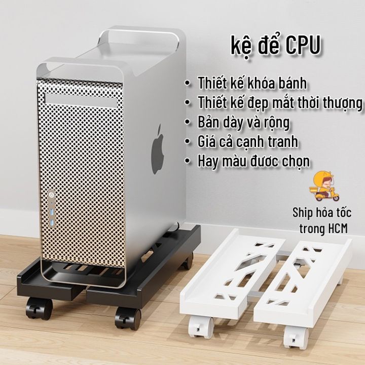 Kệ Để Cây Máy Tính CPU SGDECOR Chất Liệu Khung Nhựa cứng thanh co kéo ...