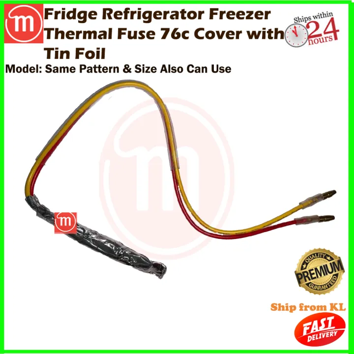Universal 76°c Fridge Refrigerator Freezer Thermal Fuse 76c Cover with ...