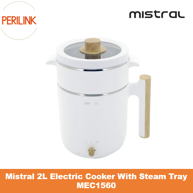 Mistral 2L Electric Cooker Personal Hotpot With Steam Tray MEC1560 ...