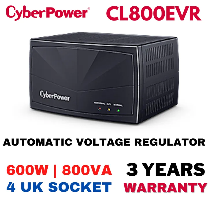 CyberPower CL800EVR Automatic Voltage Regulation 800VA Voltage ...