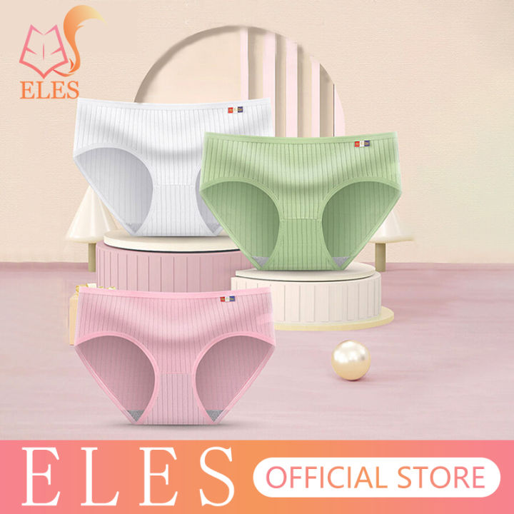 Eles Soft Cotton Panty For Women Comfort Seamless Skin Friendly Milk