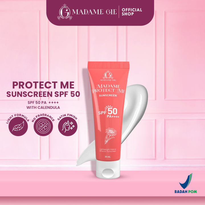 Madame Gie Madame Protect Me Sunscreen SPF 50 PA ++++ With Calendula ...