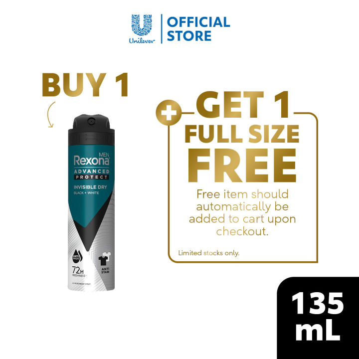 Rexona Men Motionsense Deodorant Spray Invisible Dry 135ml | Lazada PH