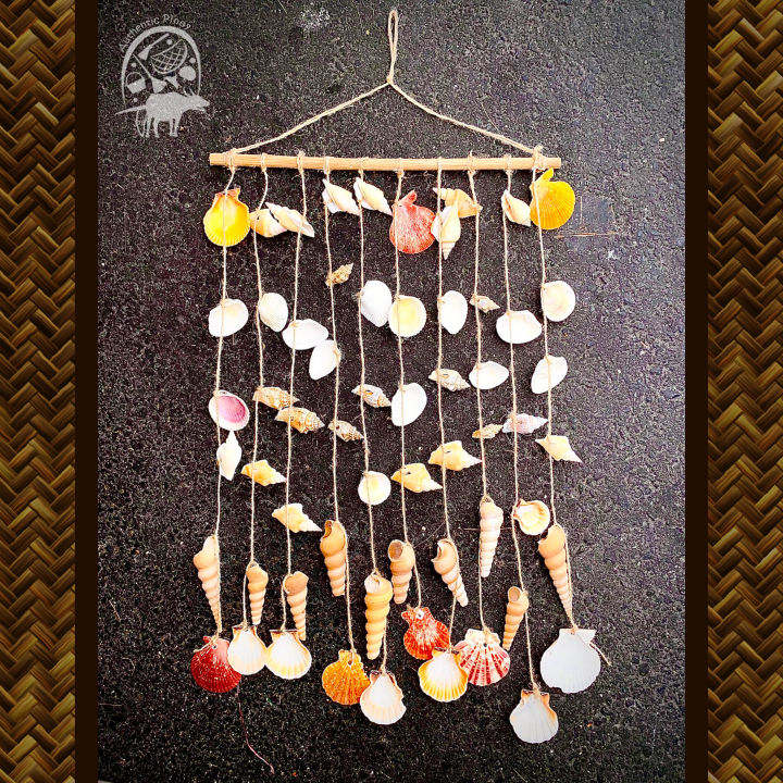 Shell Wind Chimes | 12 x 18 inches Wind Chimes | Kabibe | Assorted ...