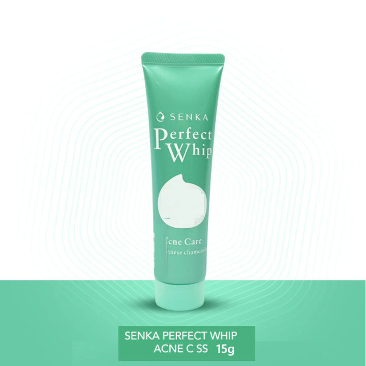 SENKA Face Wash Perfect Whip Acne Care Trial Travel Pack Sample 15g ...