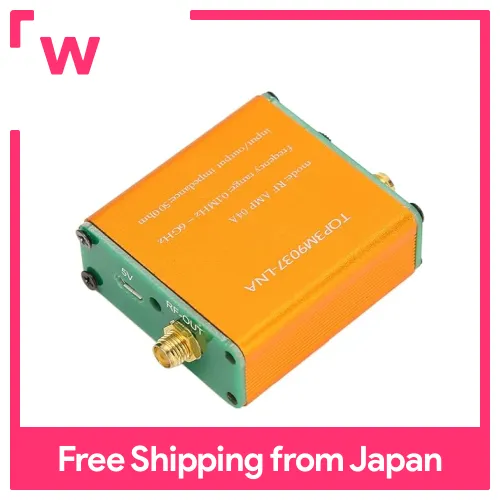 Low noise amplifier, 0.1MHz-6GHz full band RF amplifier 20dB high gain preamplifier module ...