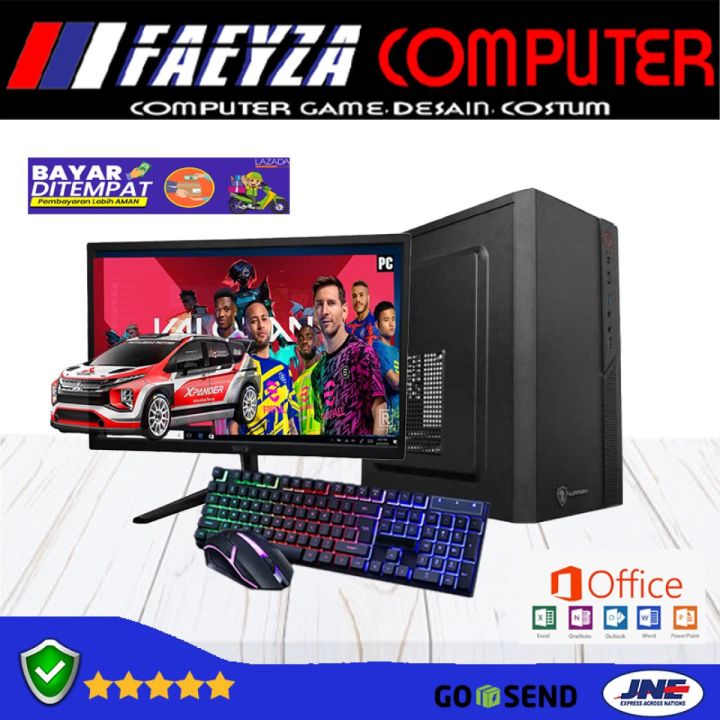 PC Rakitan Fullset Intel Core I5 3470 GEN3 Ram 8gb SSD 128GB HDD 500gb ...