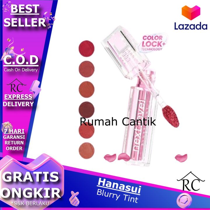 Rumah Cantik Hanasui Next Level Blurry Tint - Lip Tint Watery To Blur ...